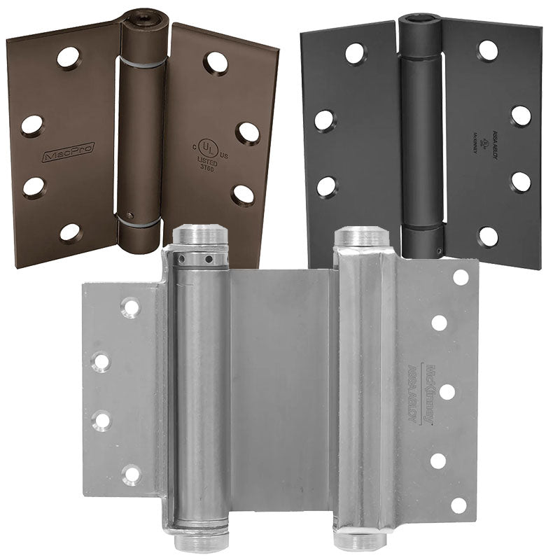 Spring Hinges for Commercial Doors, Self-Closing Hinges - Trudoor