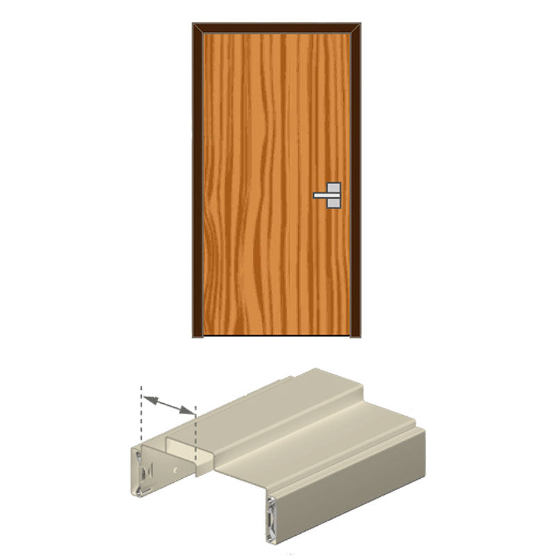Timely A-Series Adjustable Prefinished Steel Door Frames - Trudoor