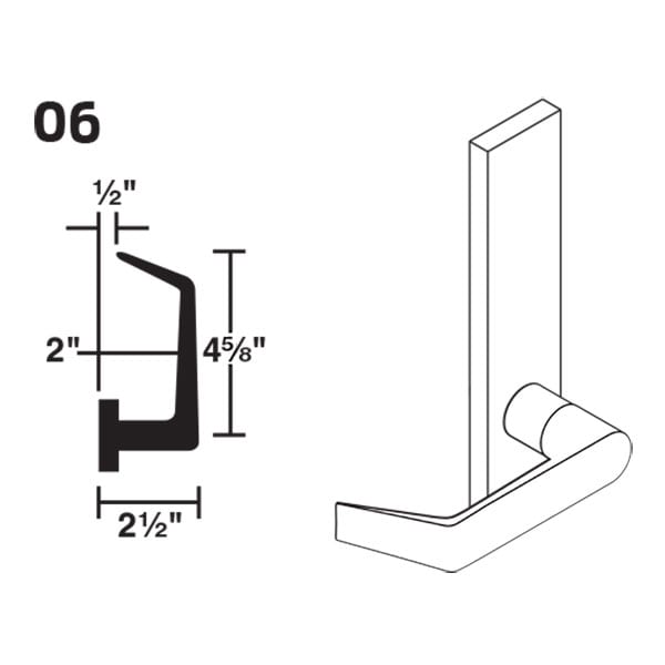 Schlage L9453P 06L Entrance Mortise Lock with Deadbolt