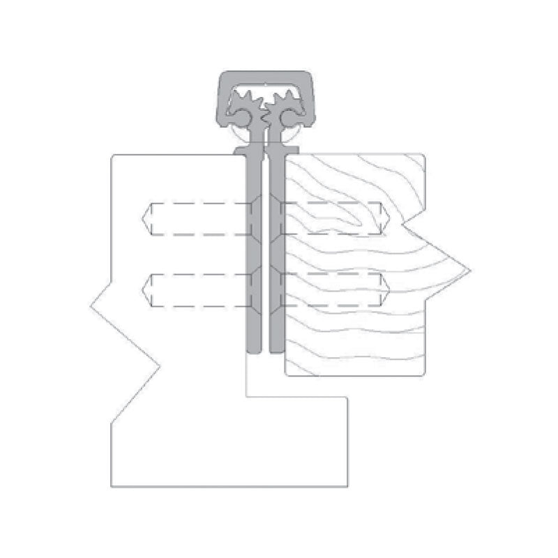 Best 661HD UL Heavy Duty Full Mortise Concealed Continuous Geared Hinge