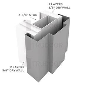 Kiosk - Hollow Metal Frame Jamb Depths