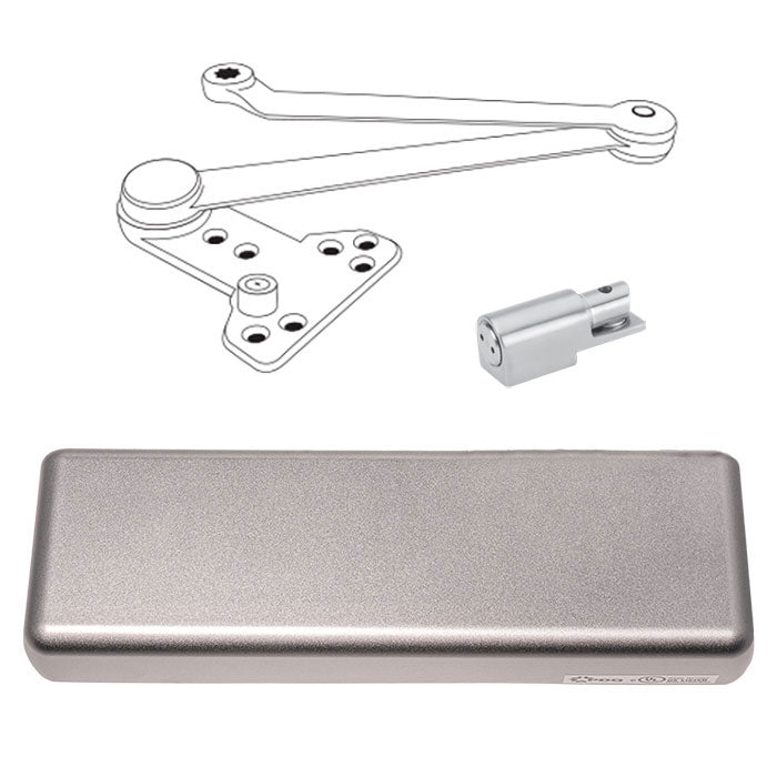 PDQ 7101 BC SCS Door Closer with Spring Cushion Stop Arm