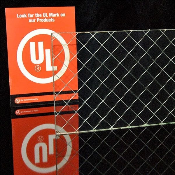 90-Minute Fire-Rated Safety Wire Glass, Fire Door Glass