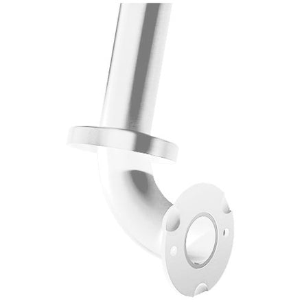 ASI 10-3801-36W White Snap Flange Straight Grab Bar, 36″ Length