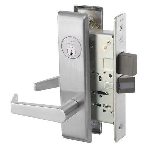 Accentra AUCN 8811-2FL Classroom Intruder Deadbolt Mortise Lock