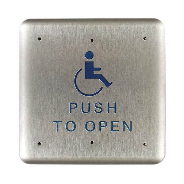 LCN 8310-853T 4-3/4" Square Hard Wired Wall Mounted Actuator