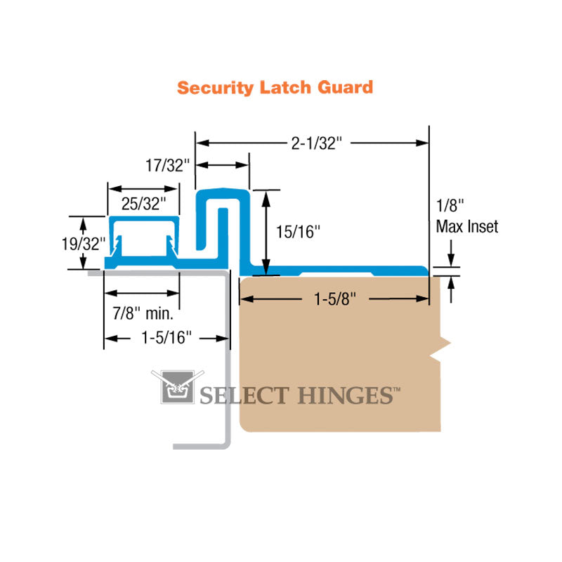 Select LGO Full-Length Security Latch Guard