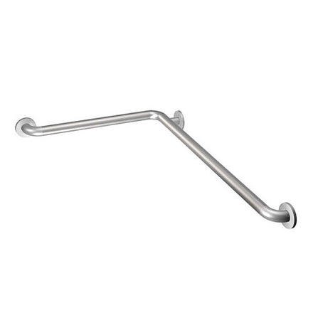 Moen 8994 24” x 36” L-Shape Grab Bar, 1-1/2" Diameter, Peened Finish