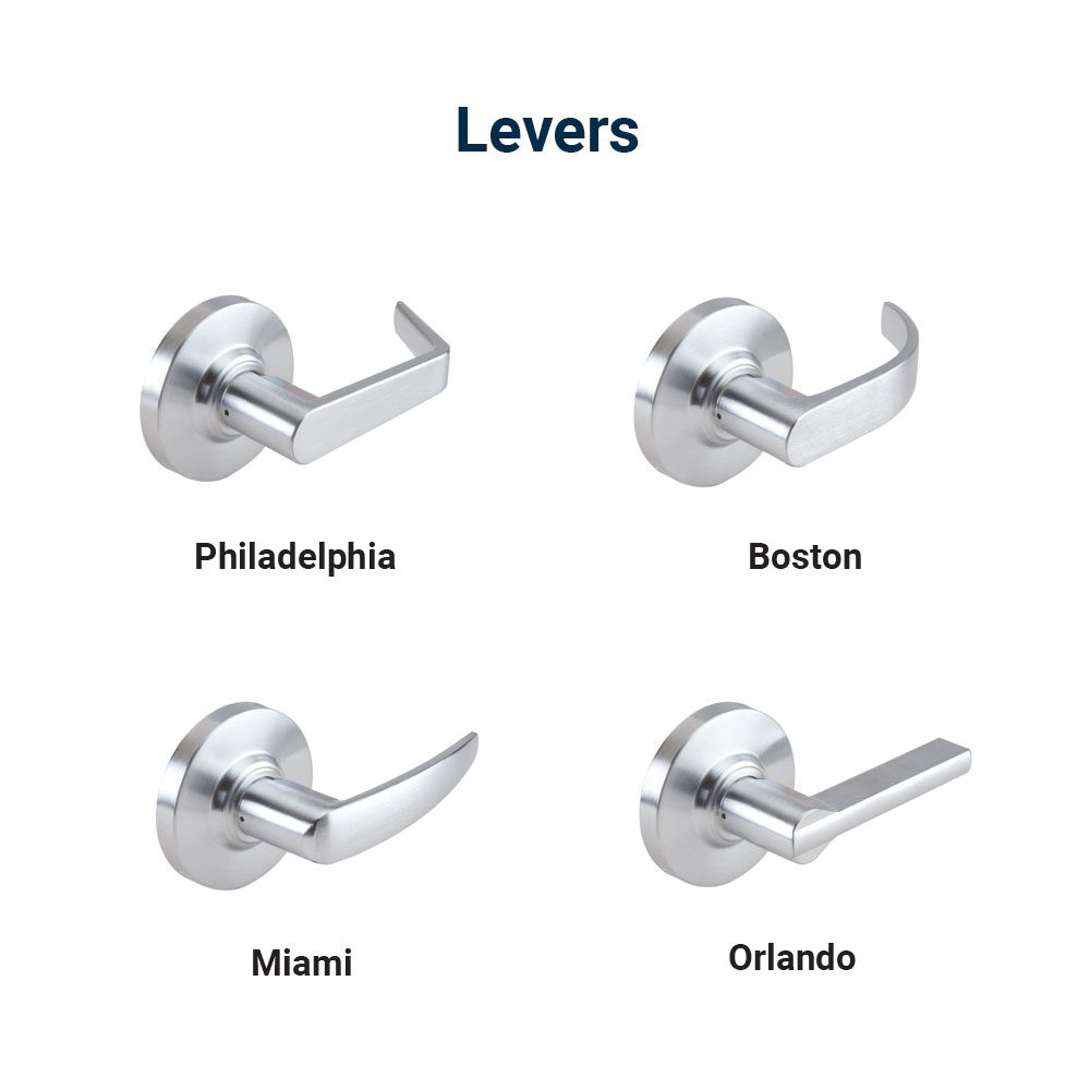 PDQ SD115 SFL Grade-2 Storeroom Lever Lock, SFIC Prep