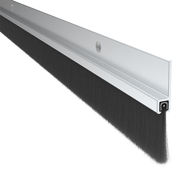 Pemko 18100_NB Door Bottom Sweep with Nylon Brush Insert