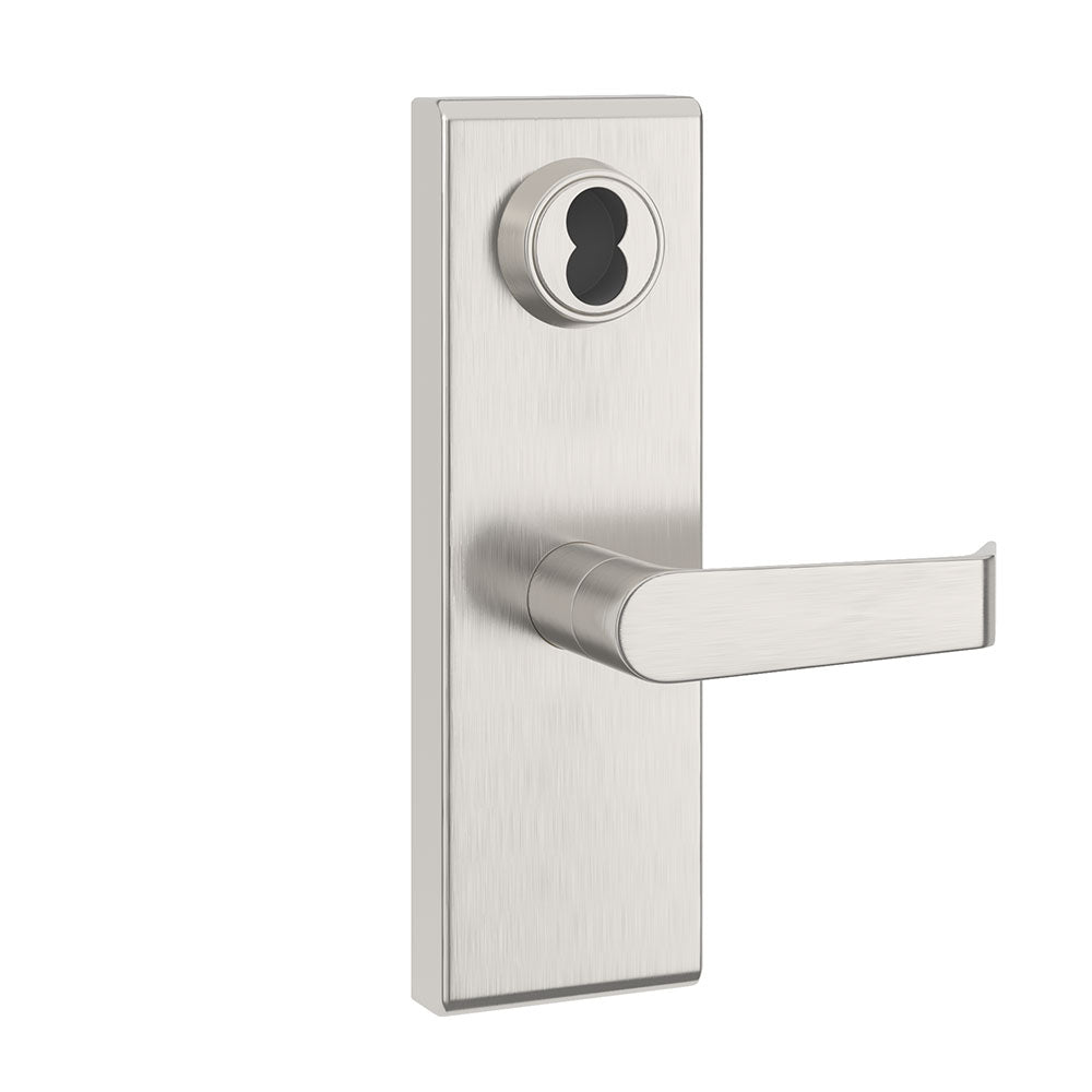 Trudoor TDE-08-SFIC Escutcheon Lever Trim for Exit Devices