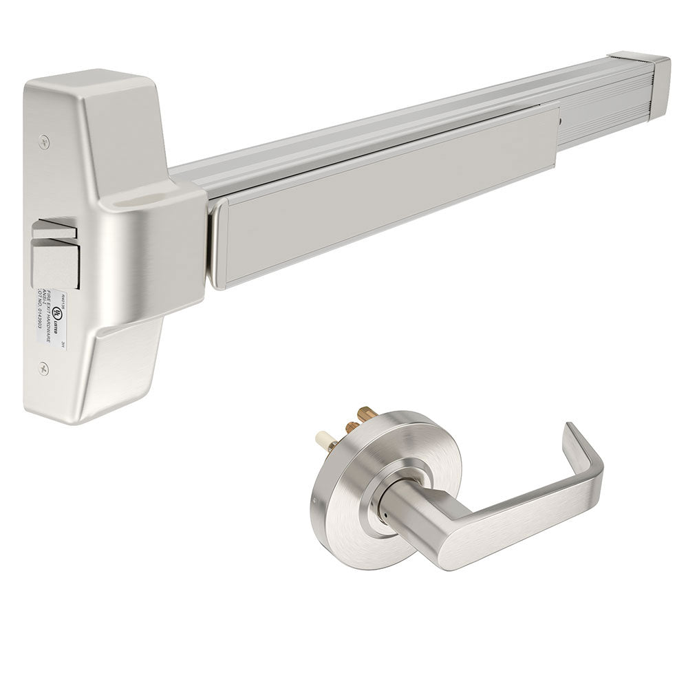 Trudoor TDE-1000R-PAS Grade-1 Rim Exit Device with Passage Lever