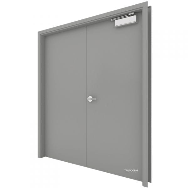 Commercial Steel Double Doors | Hollow Metal Door Pair
