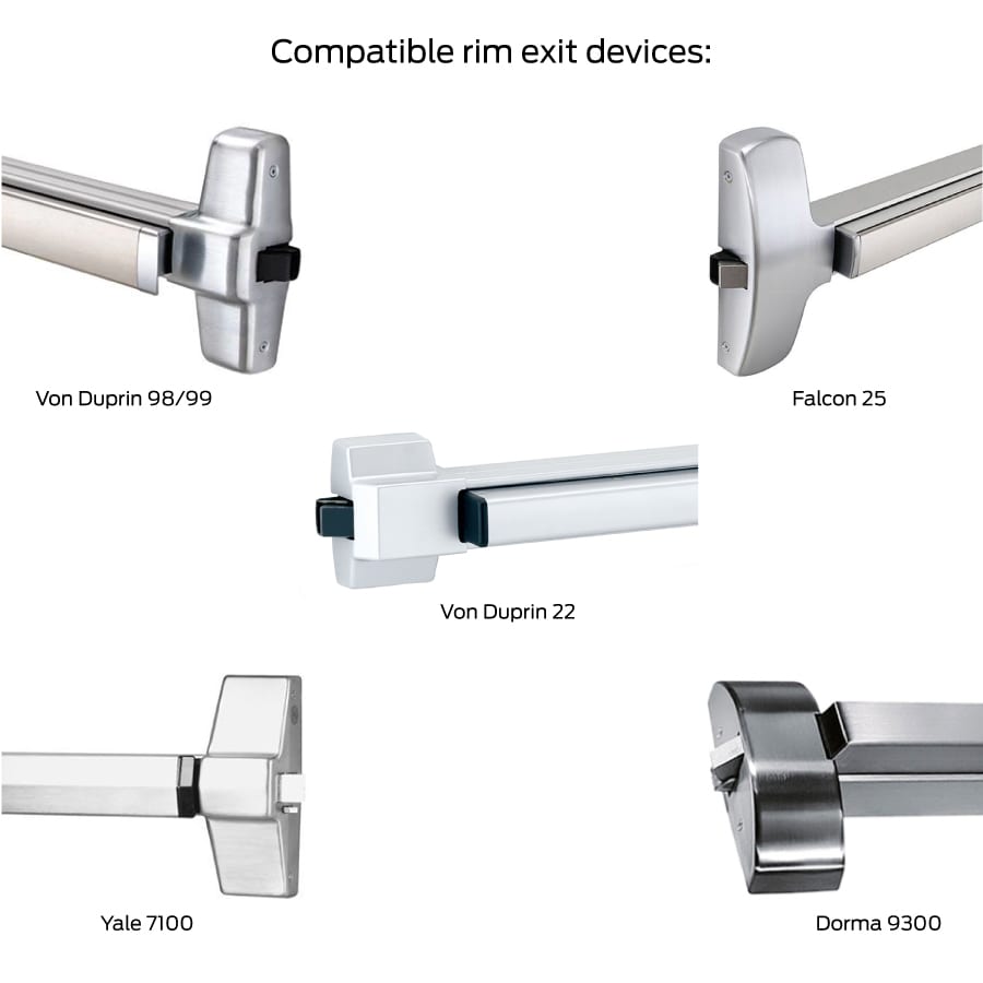 Schlage CO-100-993R-70-KP-LAT Rim Exit Device Trim with Keypad