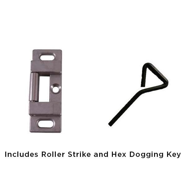 Design Hardware 1000R Grade-1 Panic Bar Rim Exit Device