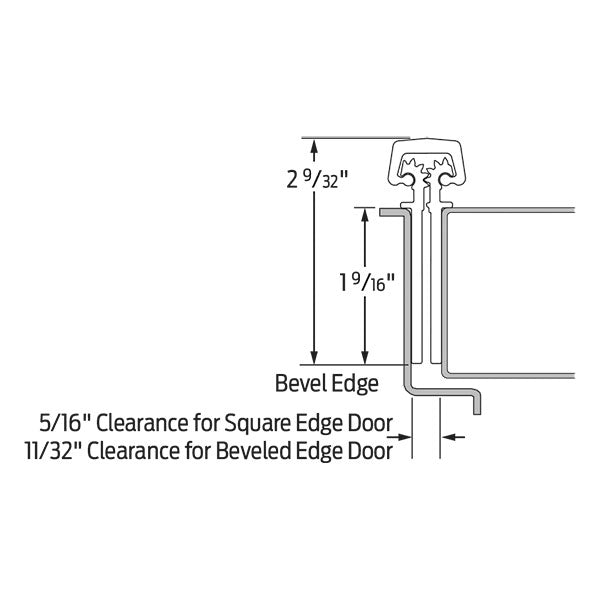 Ives 112HD Heavy-Duty Full Mortise Continuous Gear Hinge