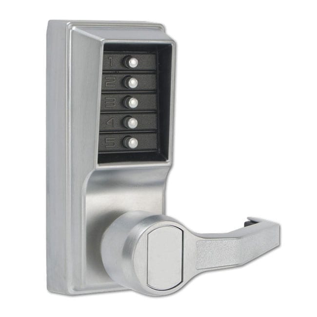 Dormakaba L1031 Simplex Pushbutton Entry/Passage Lever Lock