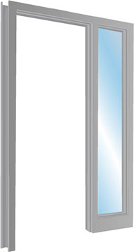 Hollow Metal Sidelite Frames