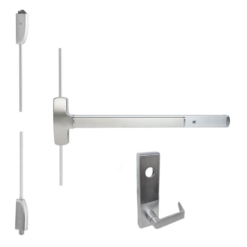 Falcon 25-V-L Vertical Rod Panic Bar Exit Device with Lever