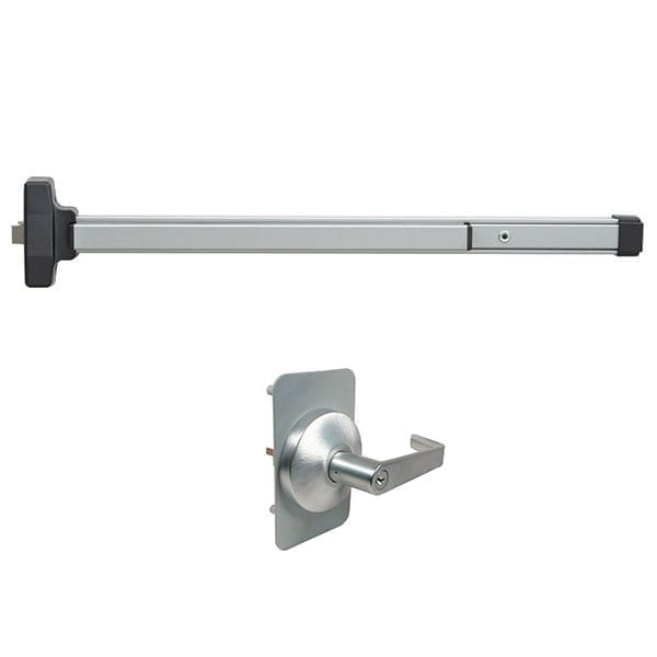 Falcon 19R-KIL Narrow Stile Rim Exit Device with Keyed Lever